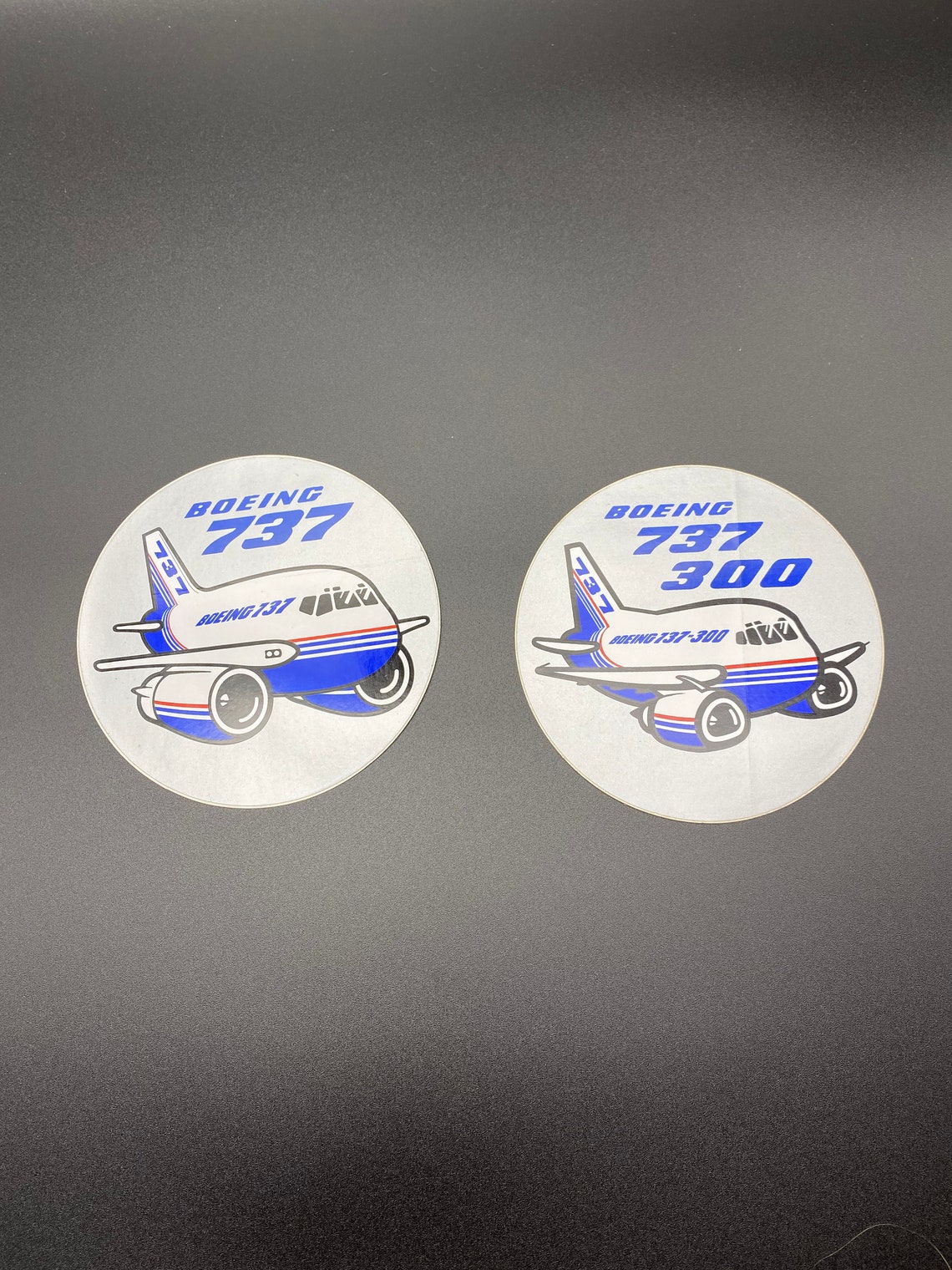 Boeing 737-300 Plane Advertisement Sticker Decal Vintage 1980s | Etsy