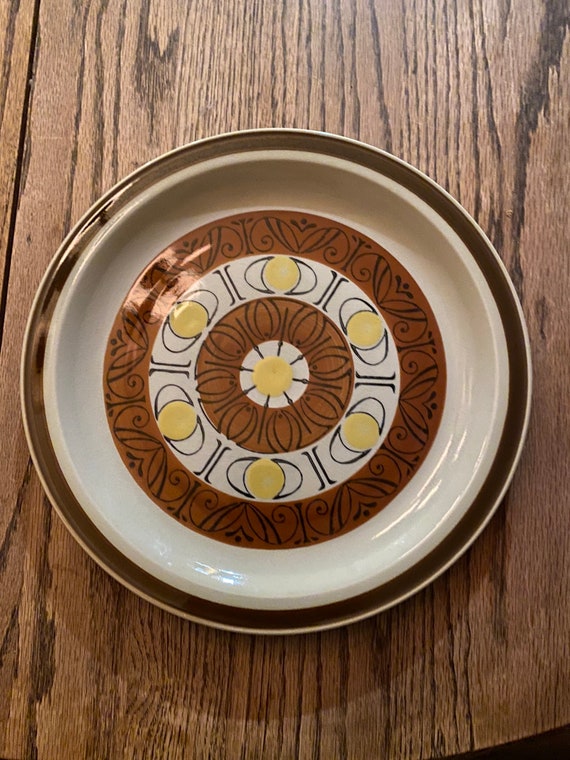 Topaz Stoneware 12 Inch Cake Plate Serving Plate Rare Vintage - Etsy