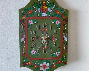 Hand Painted Clock | Etsy