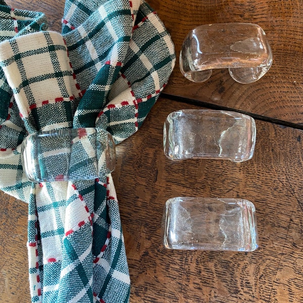 Glass Napkin Rings - Etsy