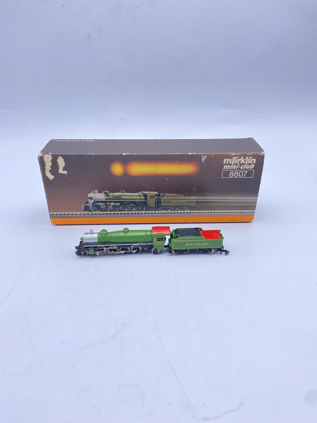 Märklen Mini-club 8807 Steam Locomotive Car With Tender in Original Box ...