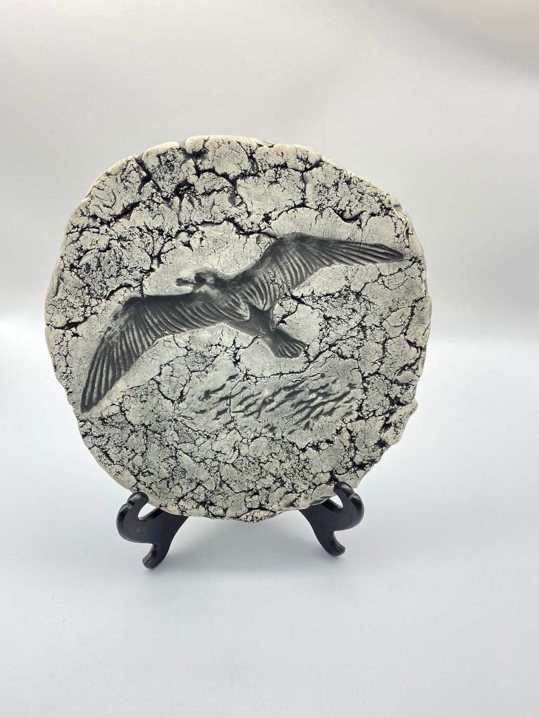 Stan Langtwait Pottery Made From Mt. St. Helens Ash Plaque Wall Decor ...