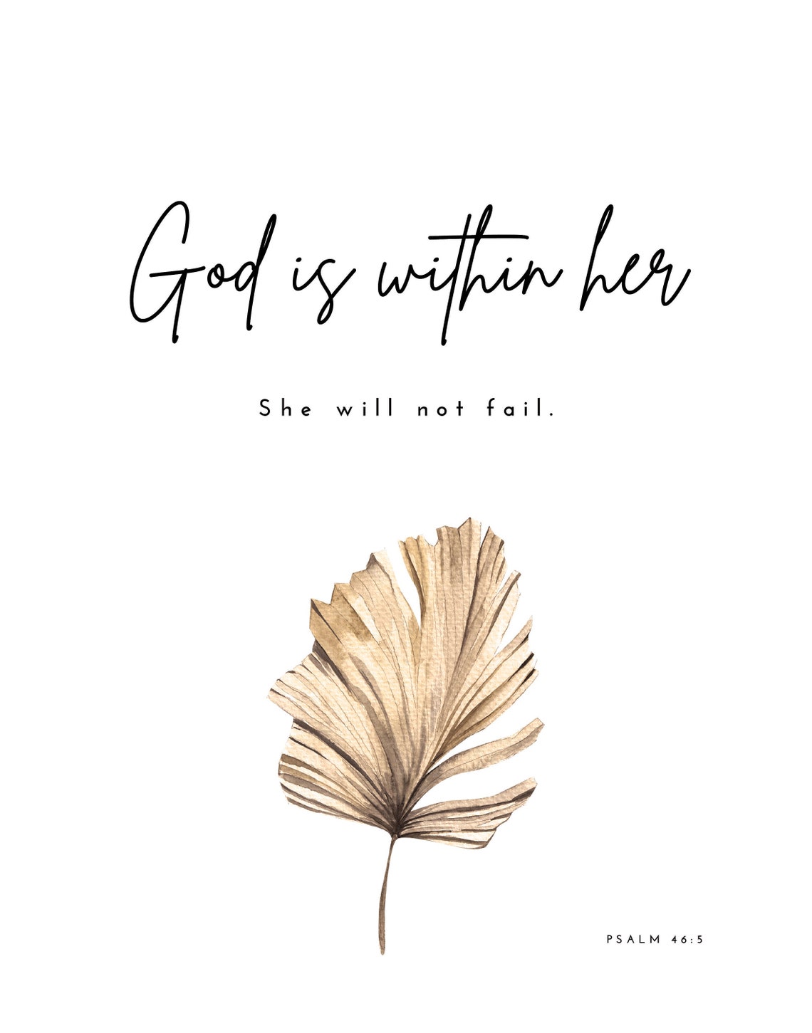 Boho Nursery Scripture Wall Art Fearfully and Wonderfully - Etsy