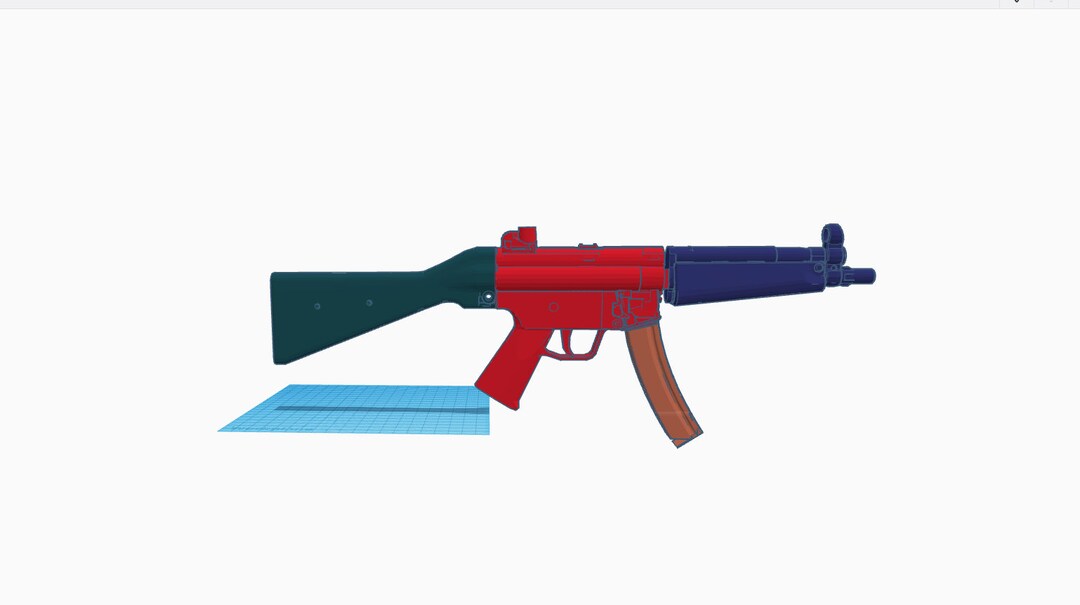 Rust Game Mp5 Stl File Etsy