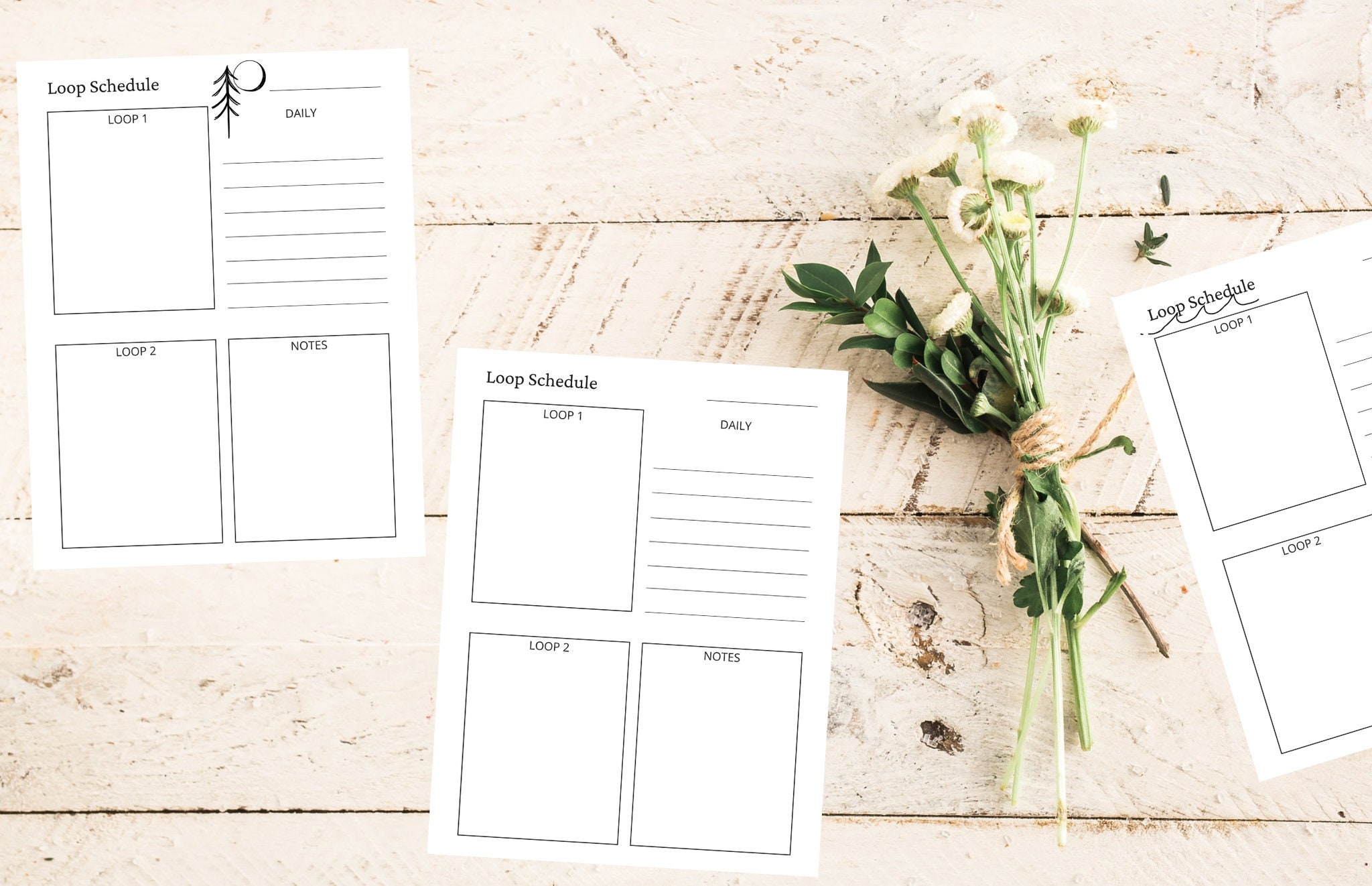 Homeschool Loop Schedule - Loop Schedule Printable - Homeschool ...