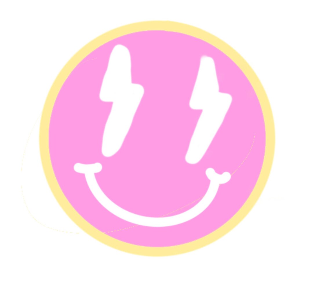 Smiley Face Waterproof Sticker - Etsy