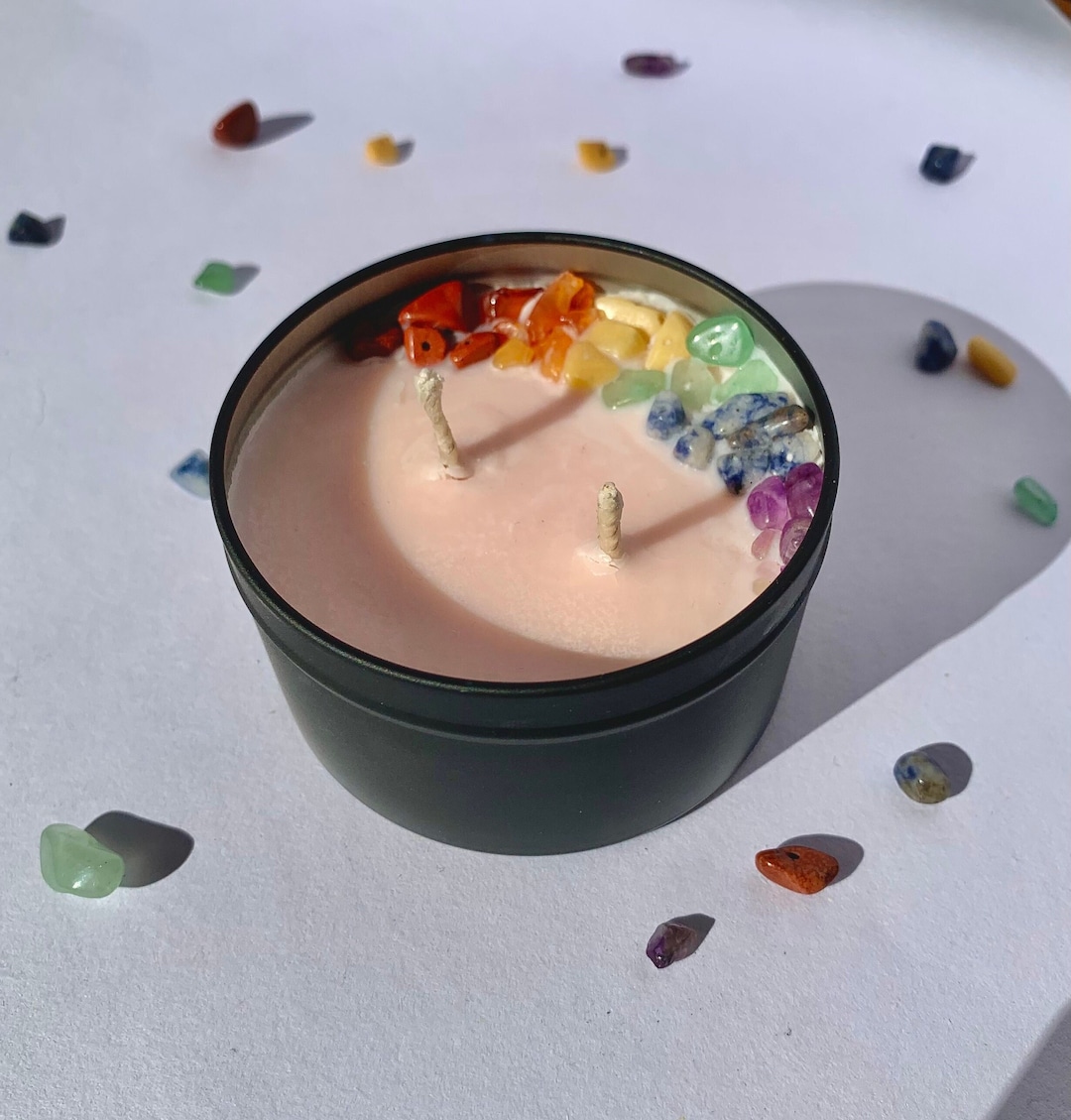 Rainbow Crystal Chip Candle - Crystal Candle - Pride Candle - Lgbtq ...