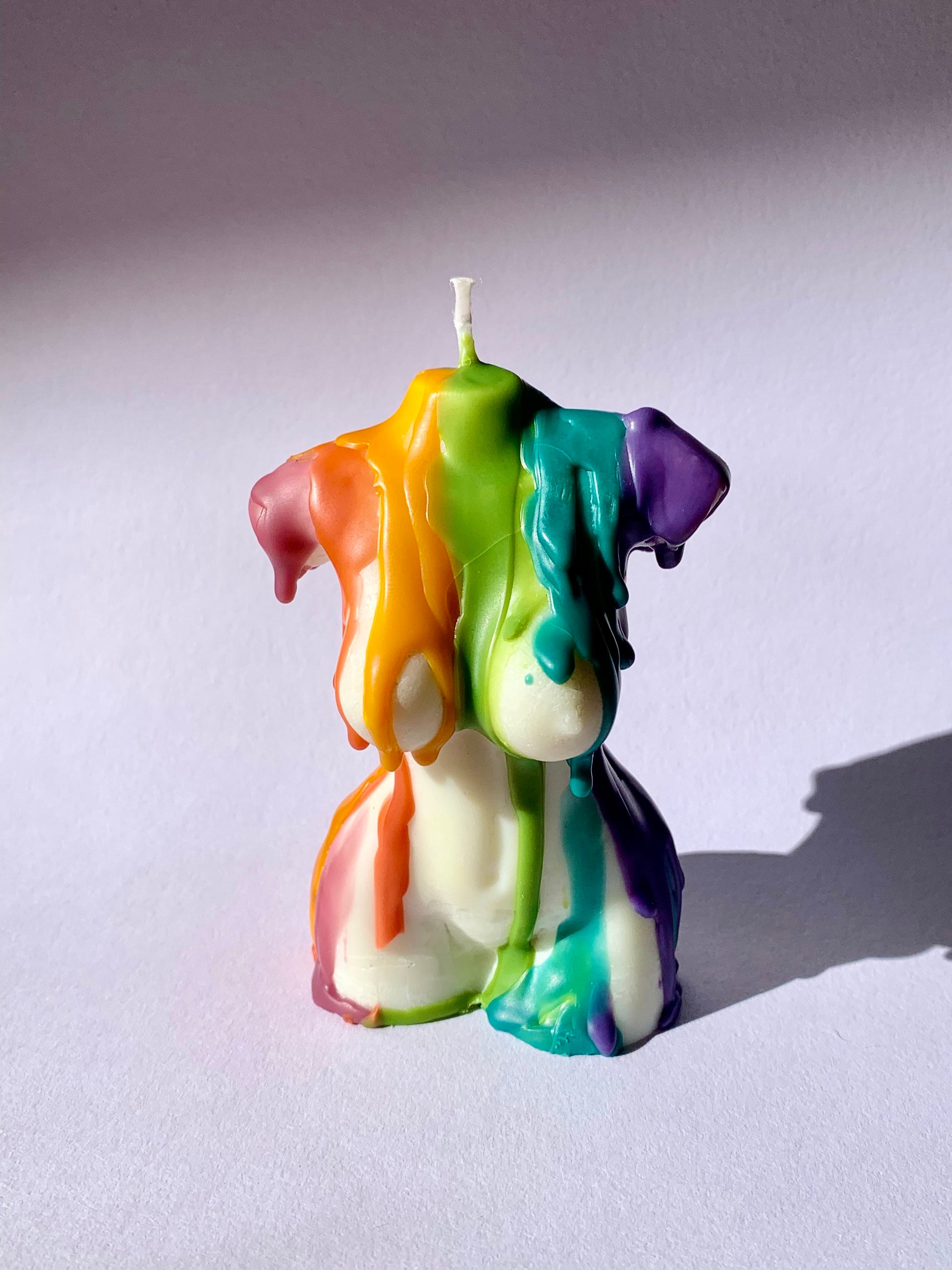 Pride Drizzle Torso Candle - Pride Candle - Pride Drizzle Body Candle ...