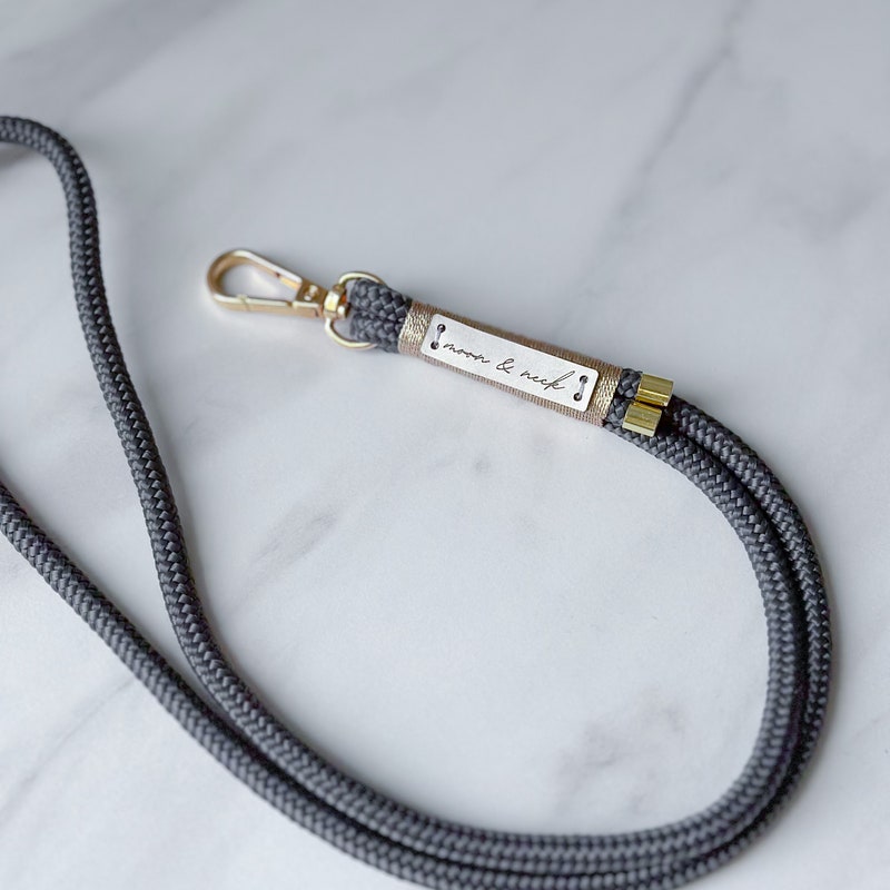 Gray Lanyard - Etsy