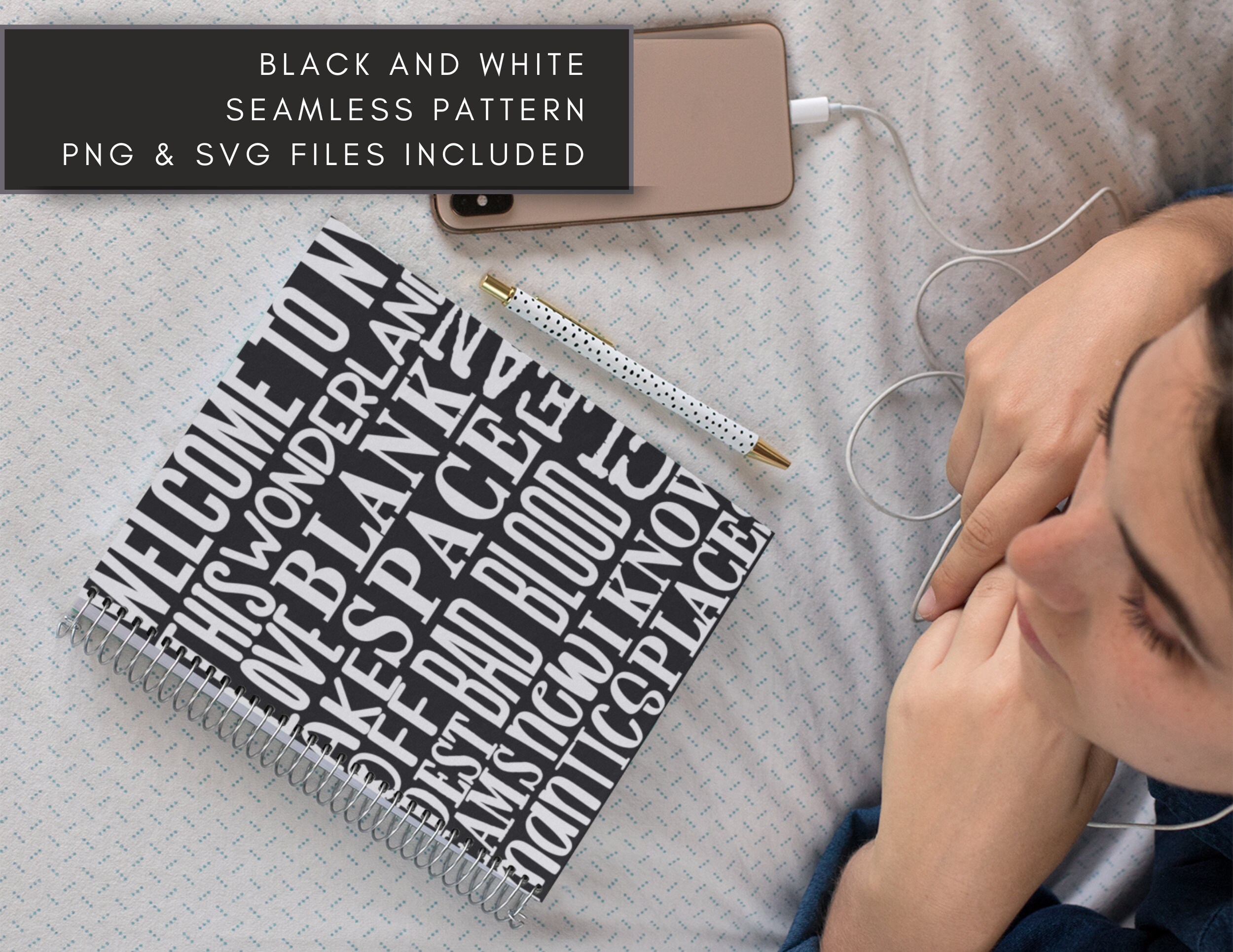 Black and White Digital Paper, 1989 Taylor Swift Seamless Pattern, 1989 ...