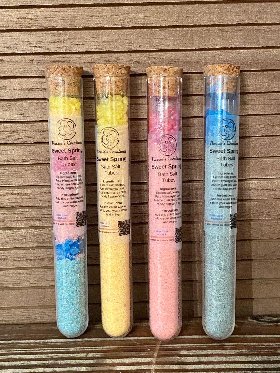 Bath Salt Tubes - Etsy