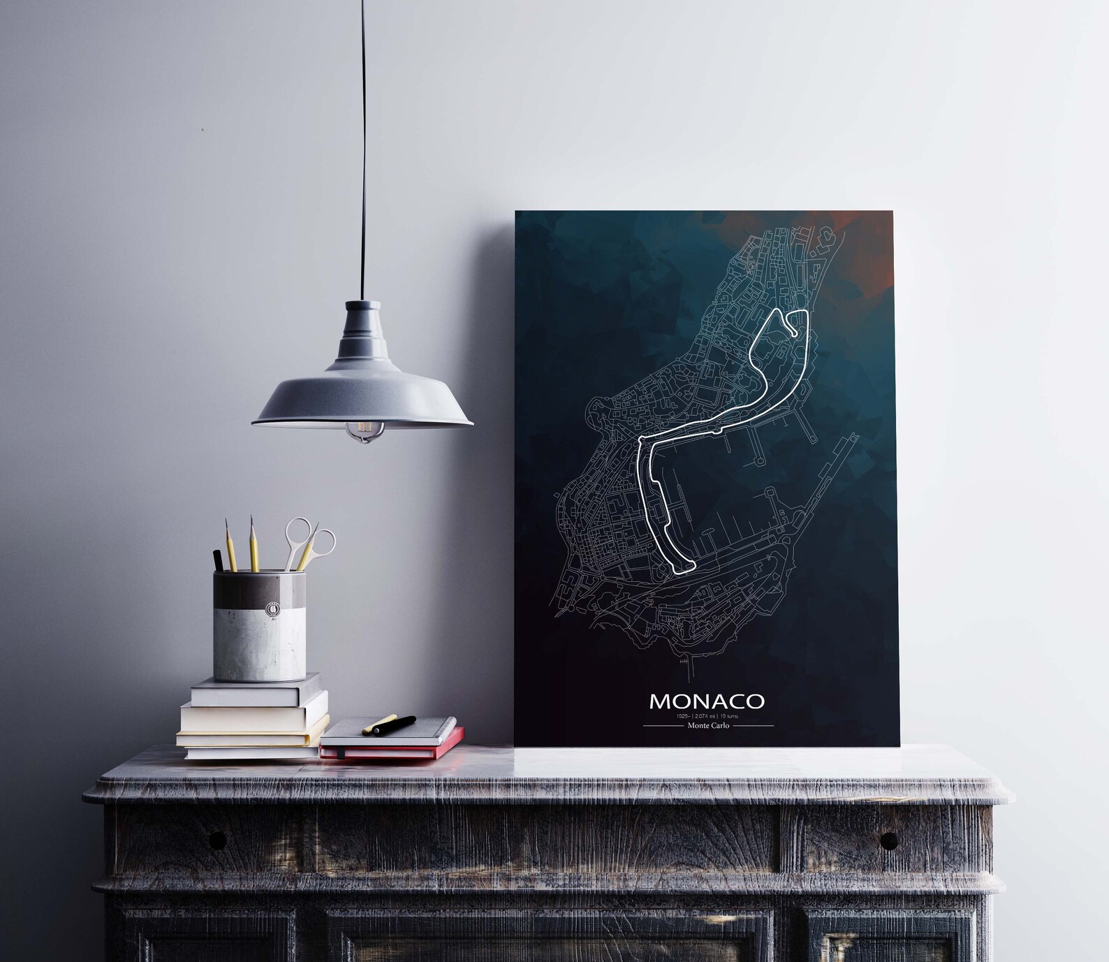 Monaco Race Track Print F1 Formula 1 F1 Posters F1 Art F1 - Etsy