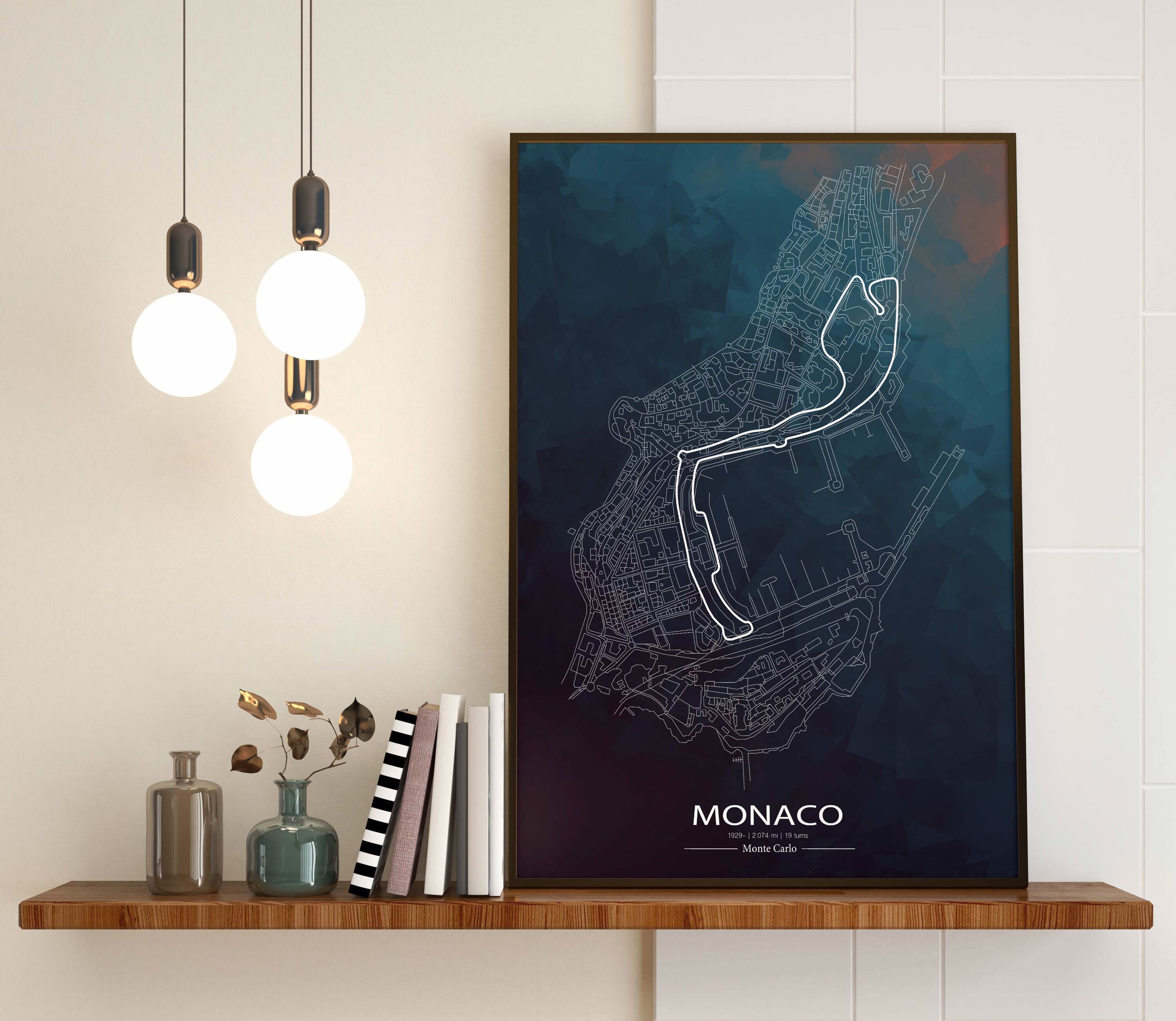 Monaco Race Track Print F1 Formula 1 F1 Posters F1 Art F1 - Etsy