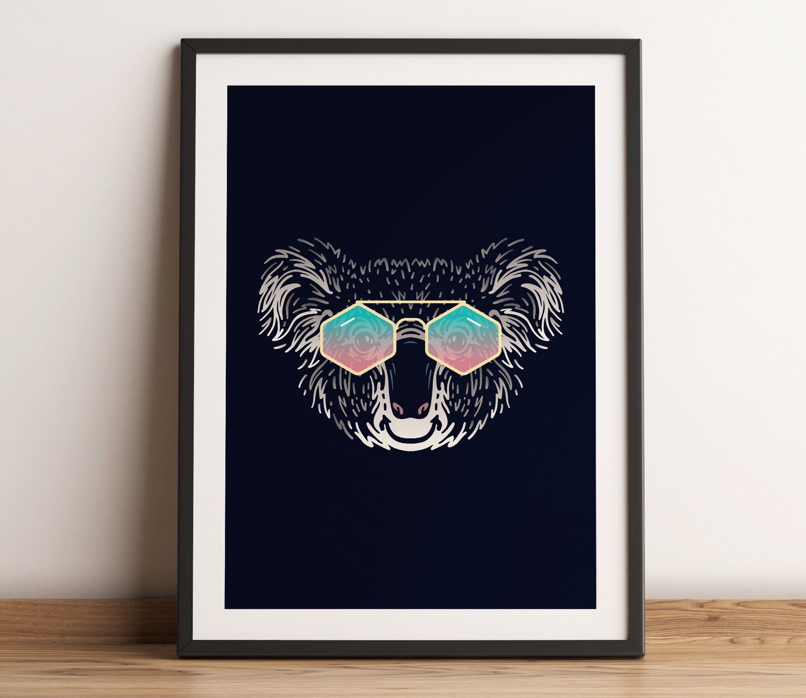 10 Fun Animals Wearing Sunglasses, Fun Animal Prints, Sunglasses Poster ...