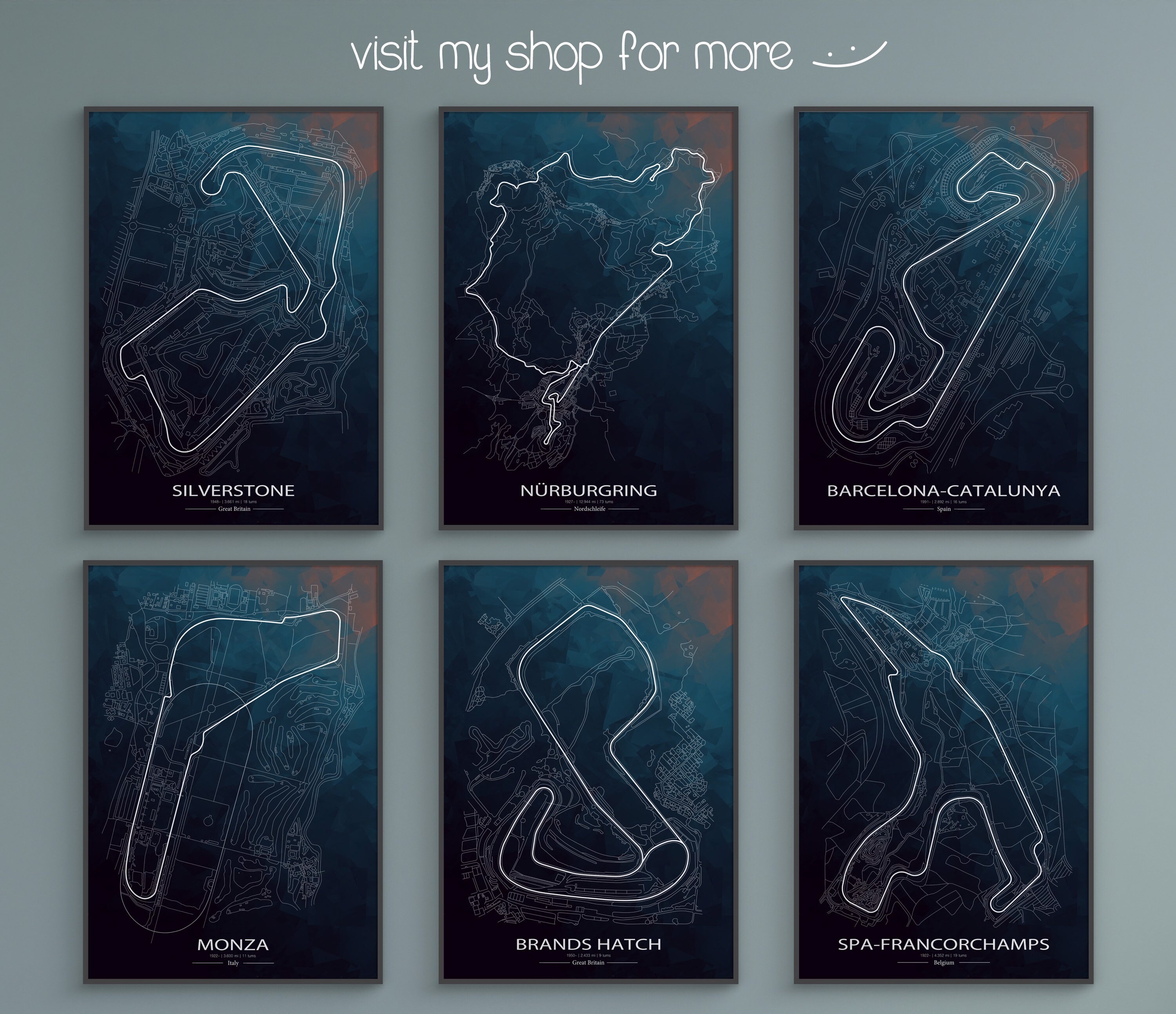 Monaco Race Track Print F1 Formula 1 F1 Posters F1 Art F1 - Etsy