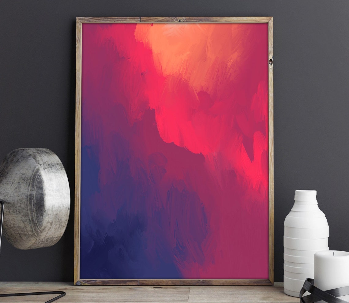 Abstract Art Art Print Colourful Prints Abstract Painting | Etsy