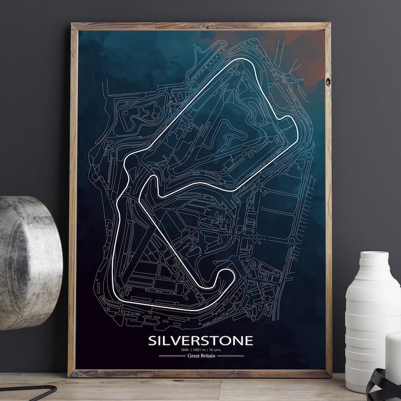 F1 Track Wall Art - Etsy