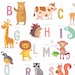 Alphabet Poster, Nursery Prints, Alphabet Print, Nursery Wall Art, ABC ...