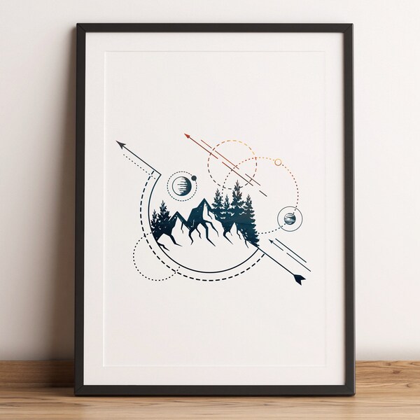 Geometric Nature - Etsy