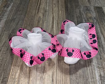 Minnie Mouse Socks | Etsy
