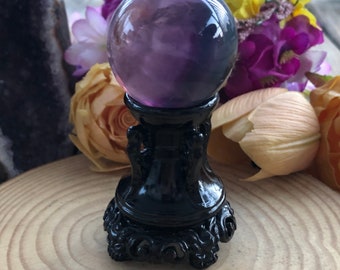 Skull Sphere Stand Crystal Decor Sphere Holder Witchy Decor - Etsy