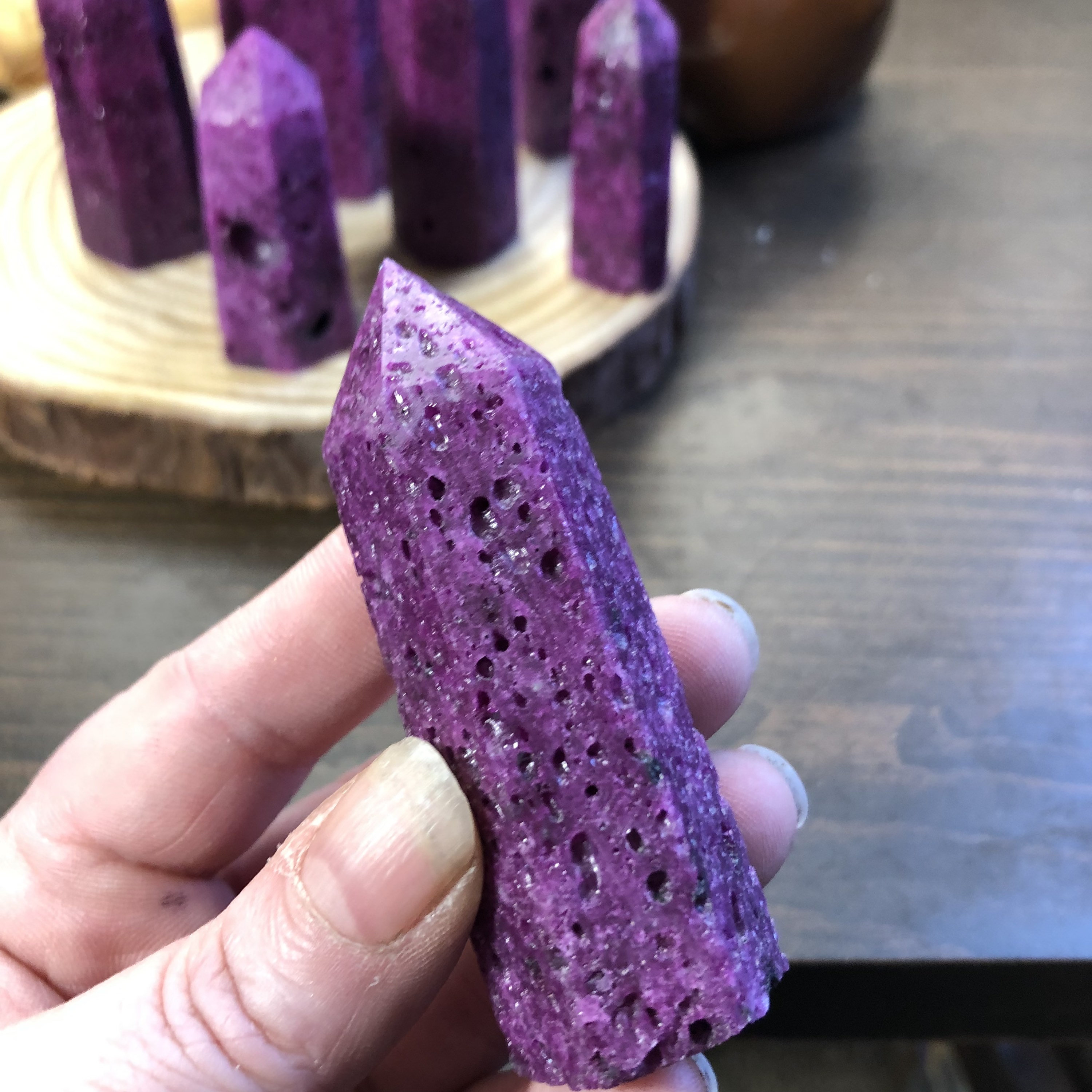 Honeycomb Ruby Tower - Etsy