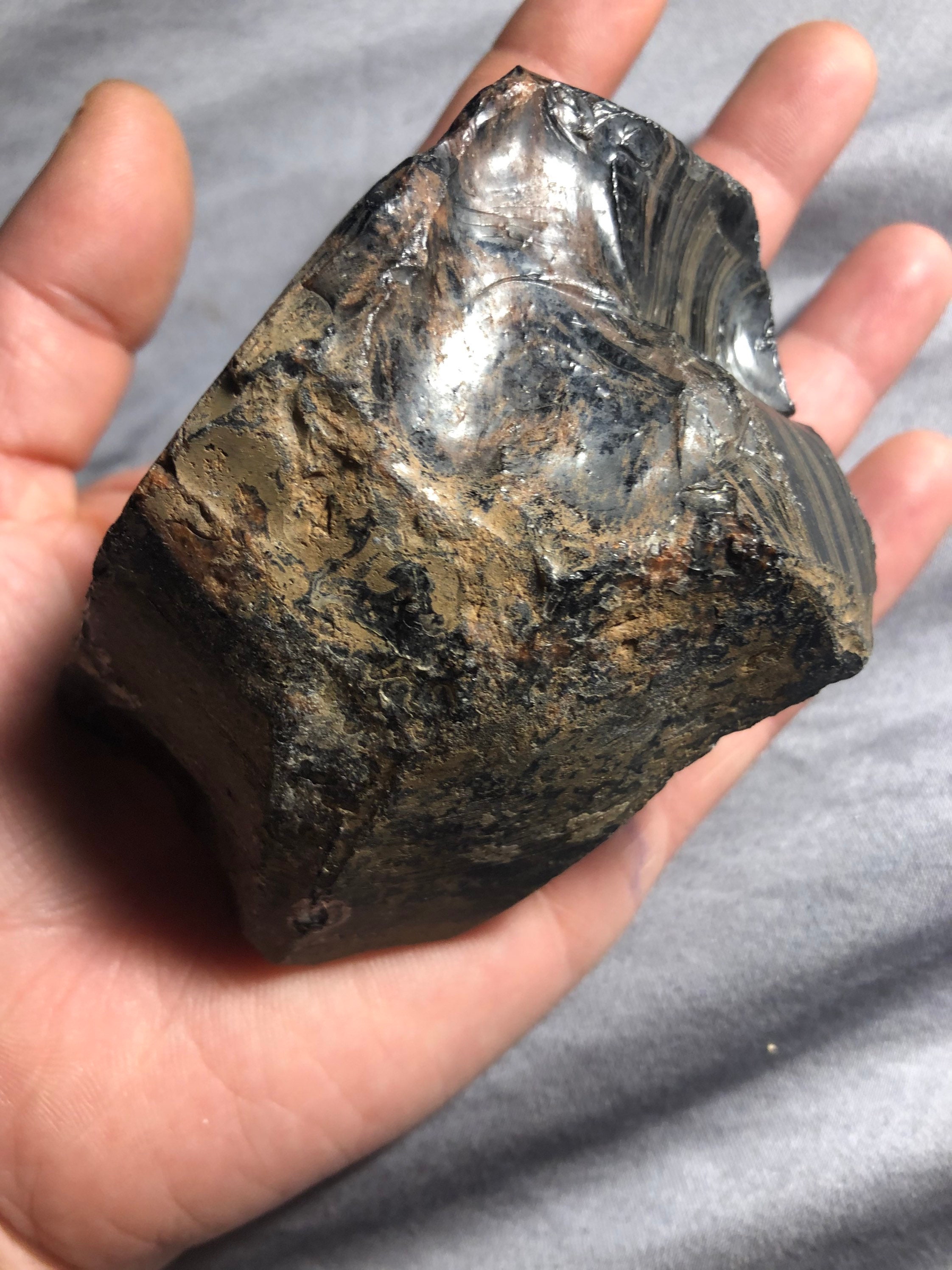 Rough Mahogany Obsidian Chunk | Etsy