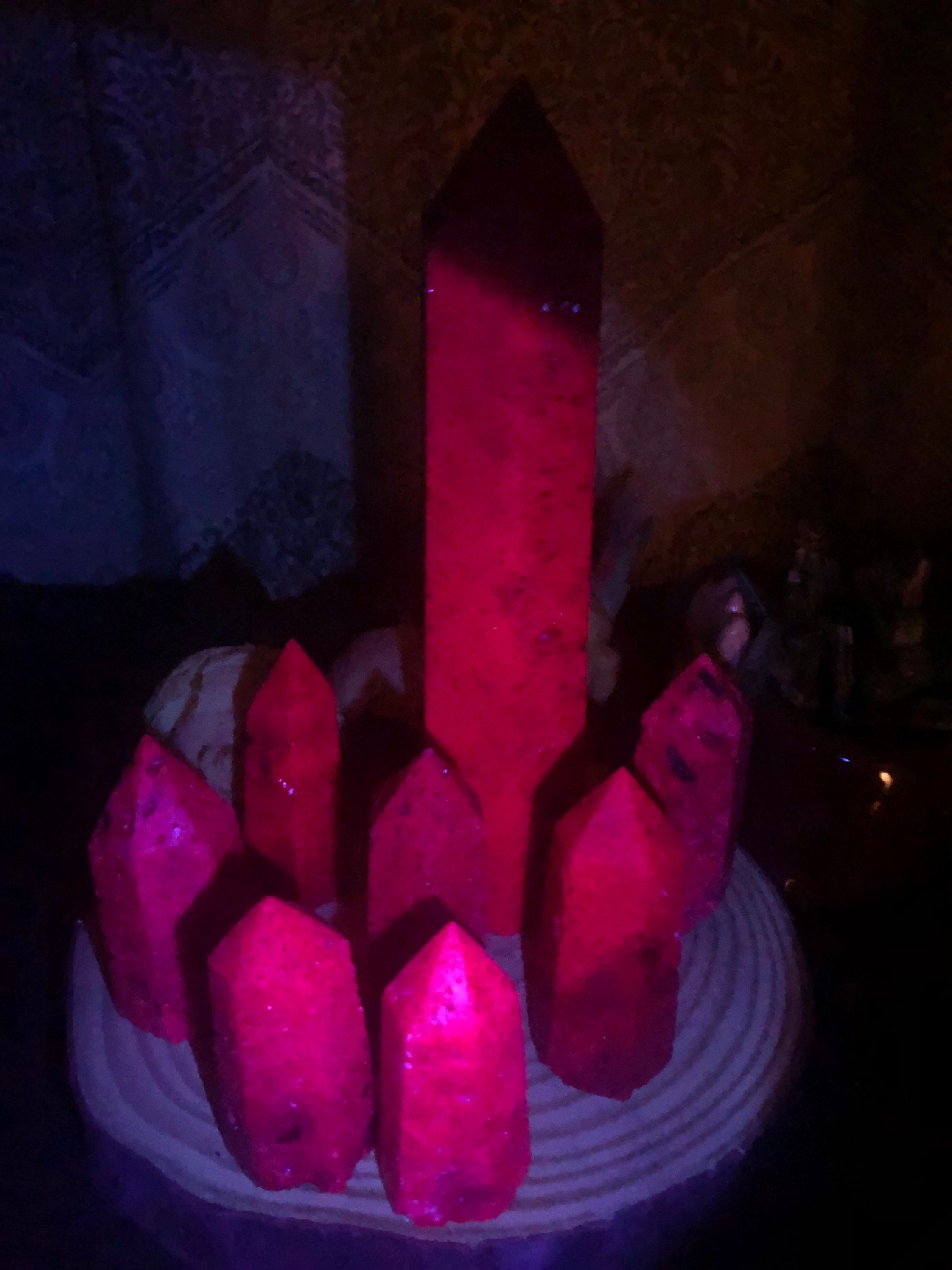 Honeycomb Ruby Tower - Etsy