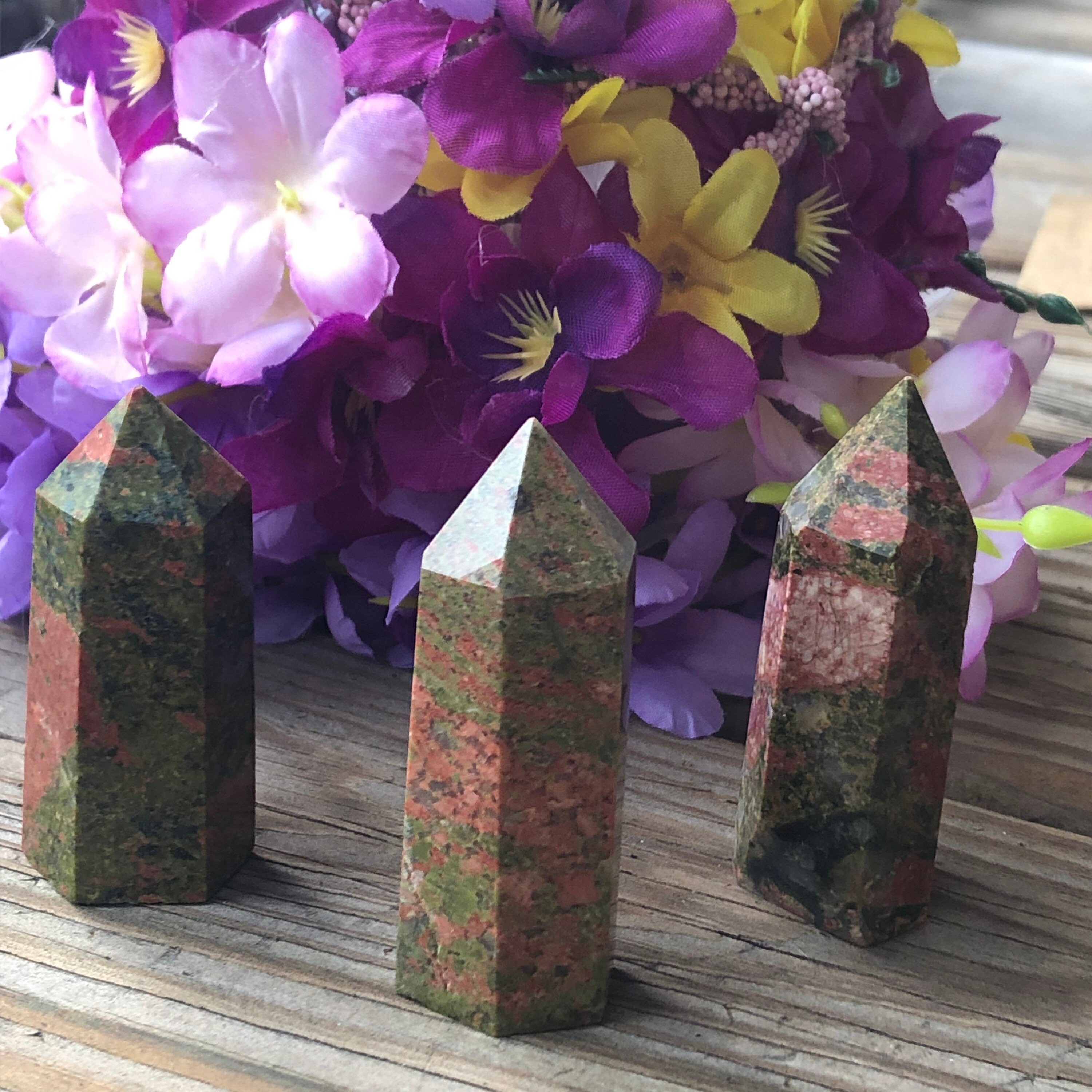 Unakite Tower - Etsy