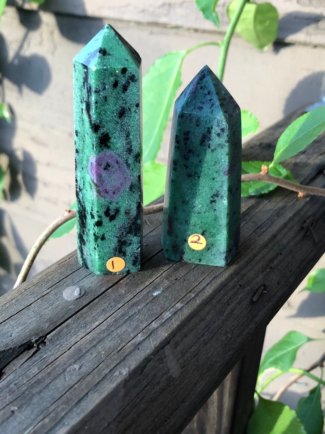 Ruby Zoisite Tower - Etsy