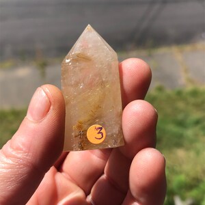 Golden Rutile Point - Etsy