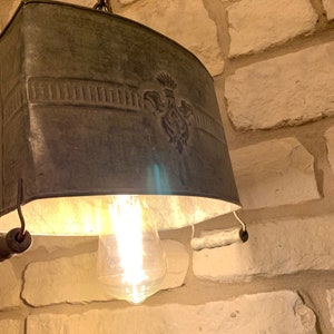 Rustic Cottage Core Galvanized French Light Fixture - Etsy