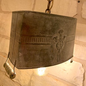 Rustic Cottage Core Galvanized French Light Fixture - Etsy