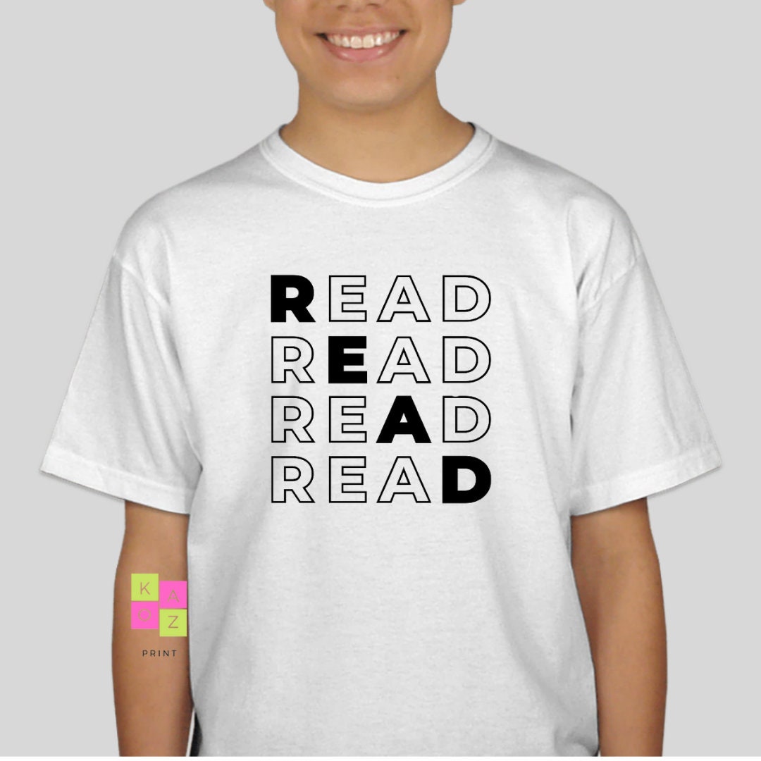 Read Shirt- Read T-shirt- Reading Tees-reading Shirts- Booklovers Shirt ...