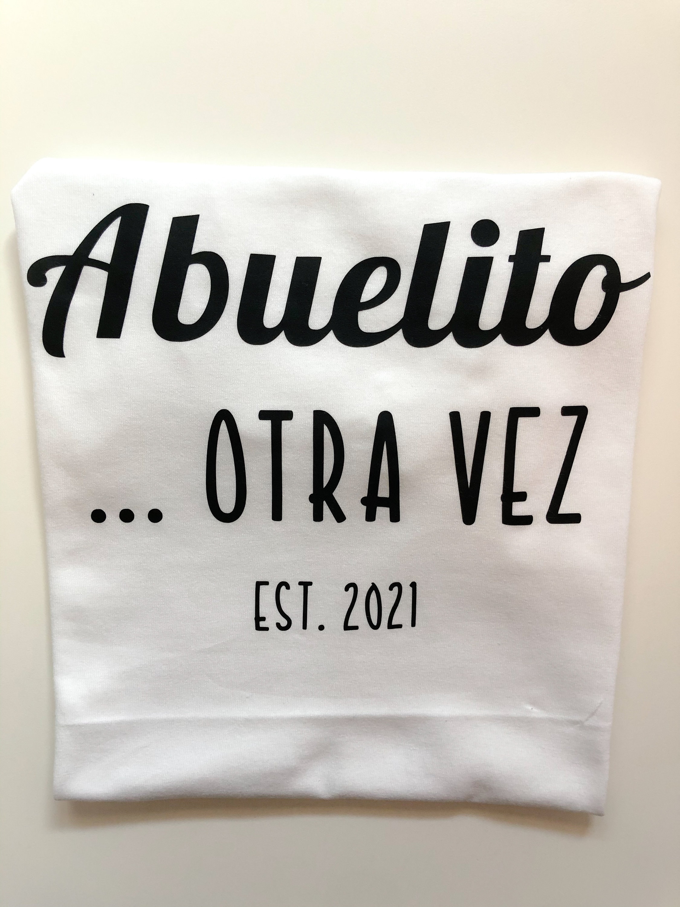 Hola Papi Pregnancy Announcement Onesie: Abuelita, Abuelito Shirts - Etsy