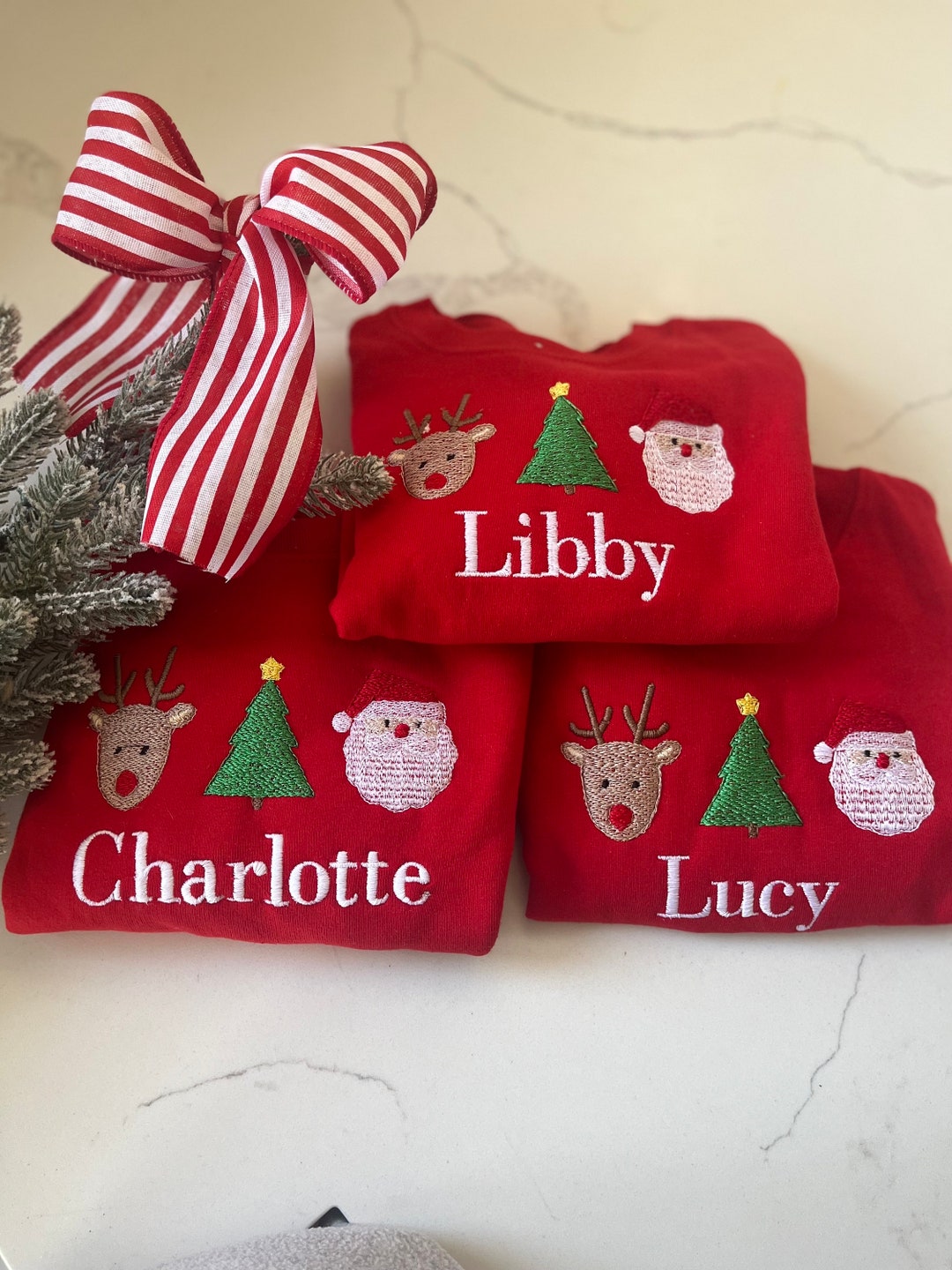 Christmas Monogrammed Knit Sweater | Personalized Sweater | Christmas ...