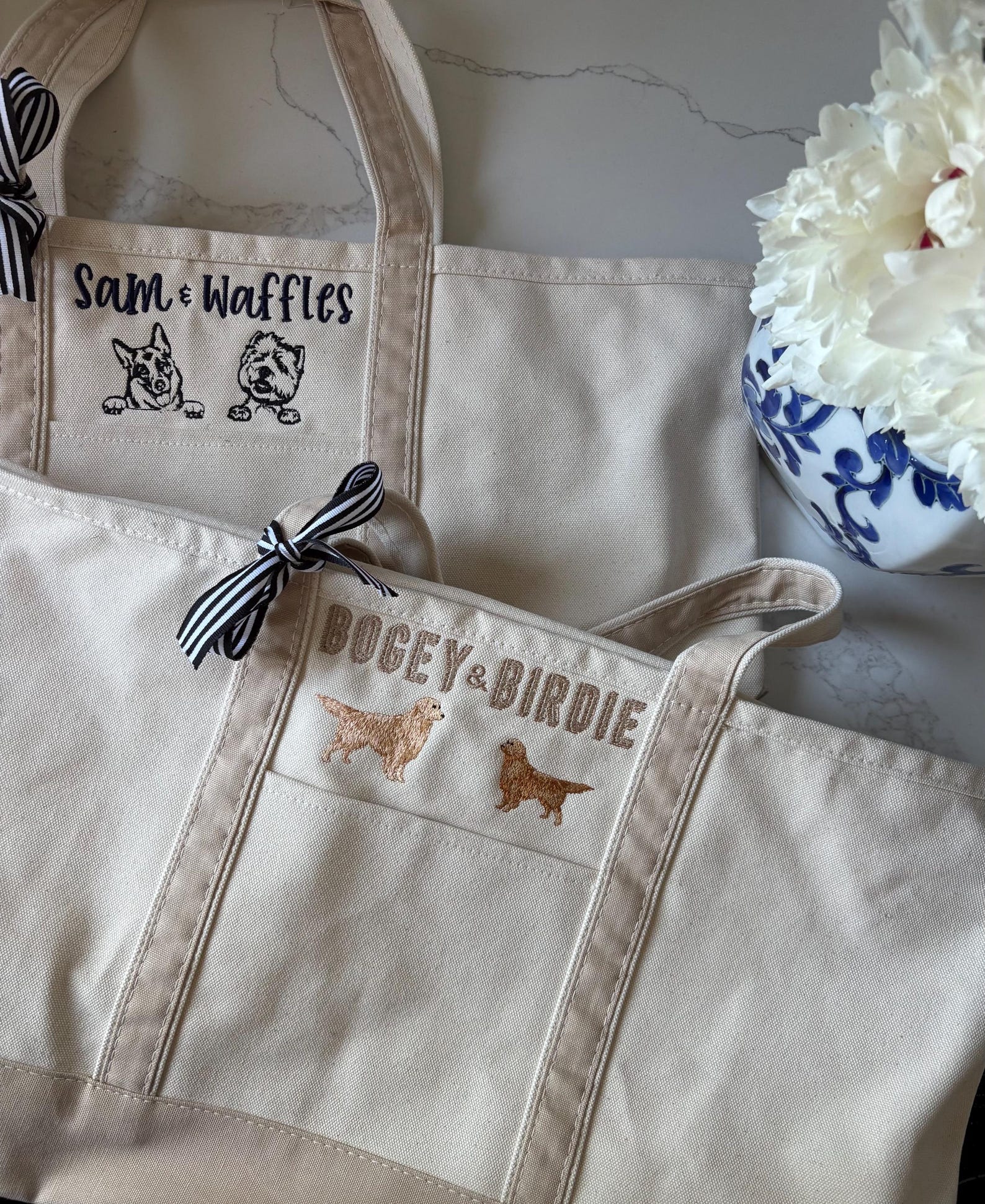 Monogrammed Pet Tote Bag: Personalized Dog Travel Kennel Bag - Etsy