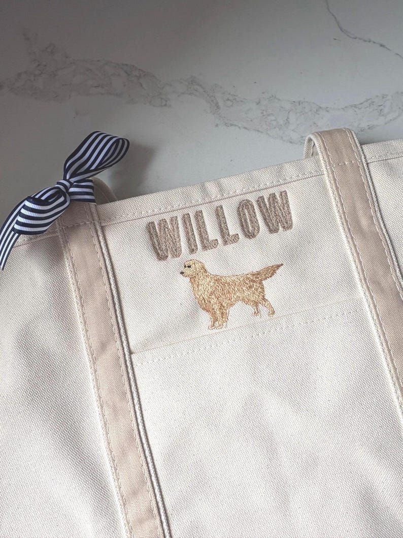 Monogrammed Pet Tote Bag: Personalized Dog Travel Kennel Bag - Etsy
