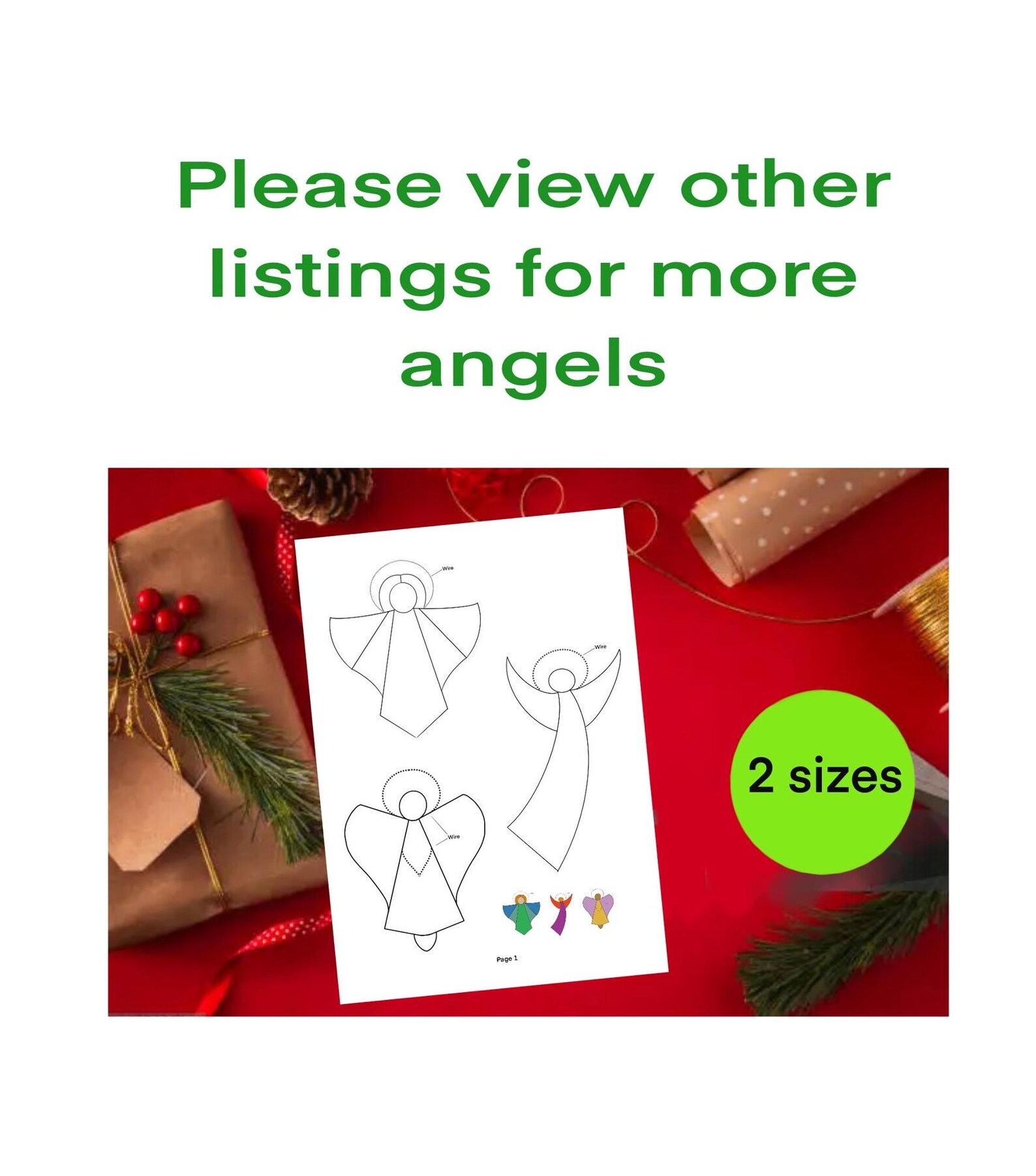 Simple Stained Glass Pattern of Angel, Christmas Decoration for All ...