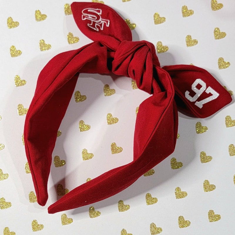 49ers Hair Bow - Etsy
