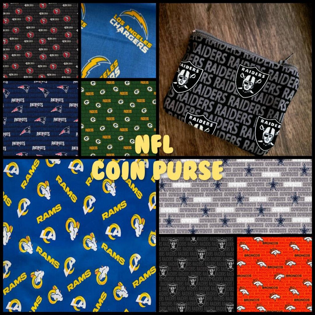 NFL Coin Purse / Pouch - Etsy