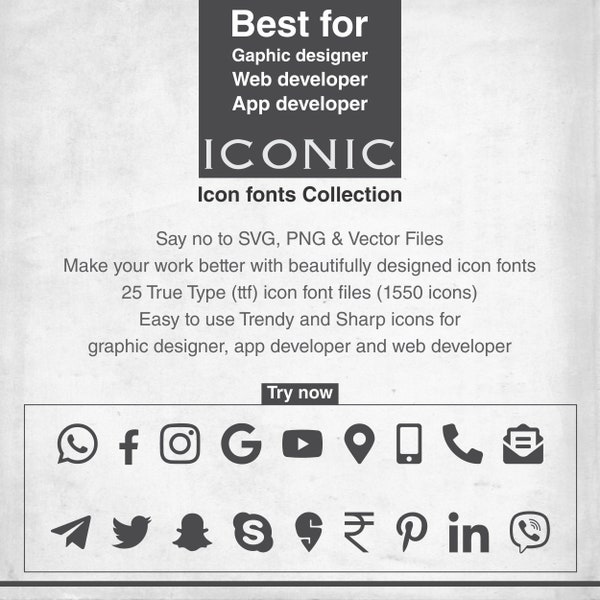 True Type Font - Etsy