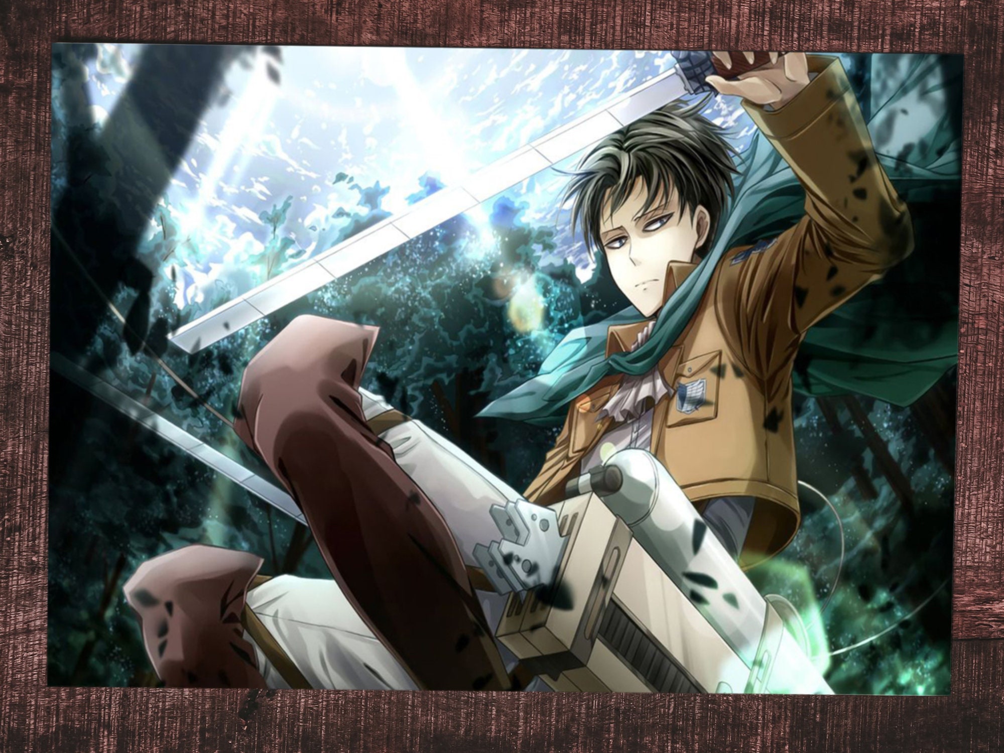 Attack on Titan poster Eren Yeager poster Attack on Titan | Etsy