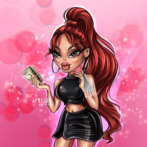 Custom Bratz Logo Custom Bratz Portrait From Photo Fashion - Etsy