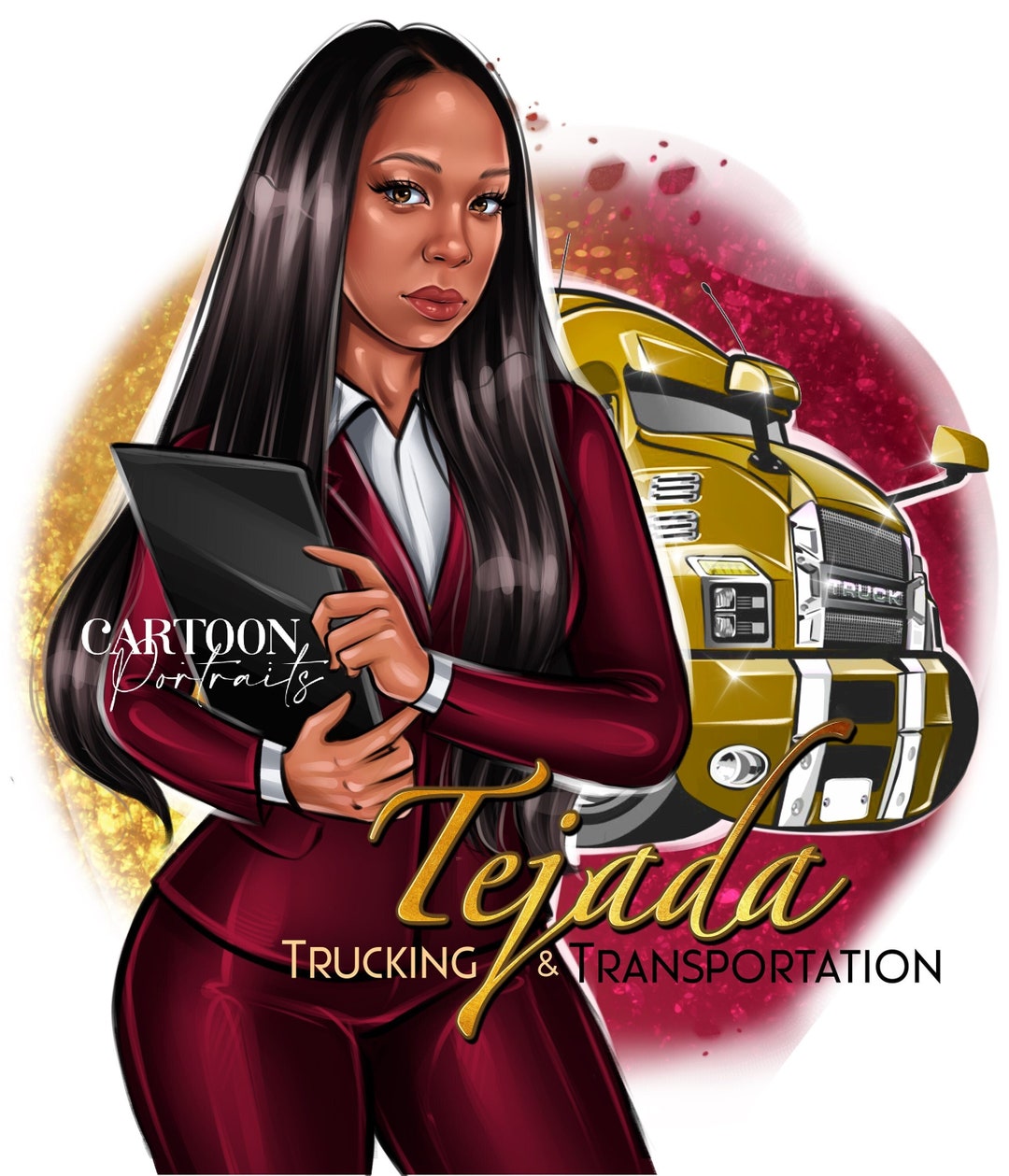 Business Logo Portrait Designrealistic Portrait From - Etsy