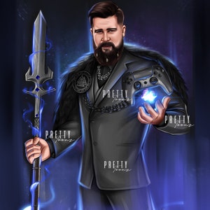 Twitch Streamer Logo Design, Custom Cartoon Logo Portrait From Photo ...