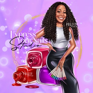 Nails Logo,nail Artist Logo , Nail Tech Logo, Nail Technician Logo ...