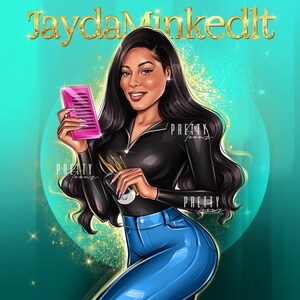 Lash Tech Logo, Custom Cartoon Logo, Eyelashes Logo, Lash Artist Logo ...