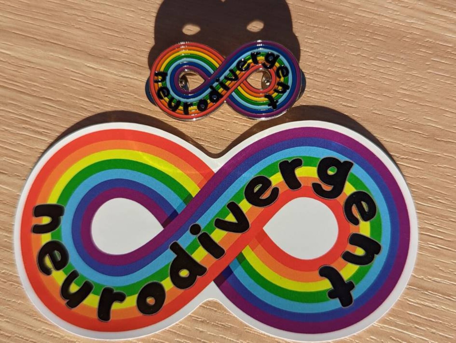 Neurodivergent Pride Large Infinity Rainbow. Autism | Etsy Australia