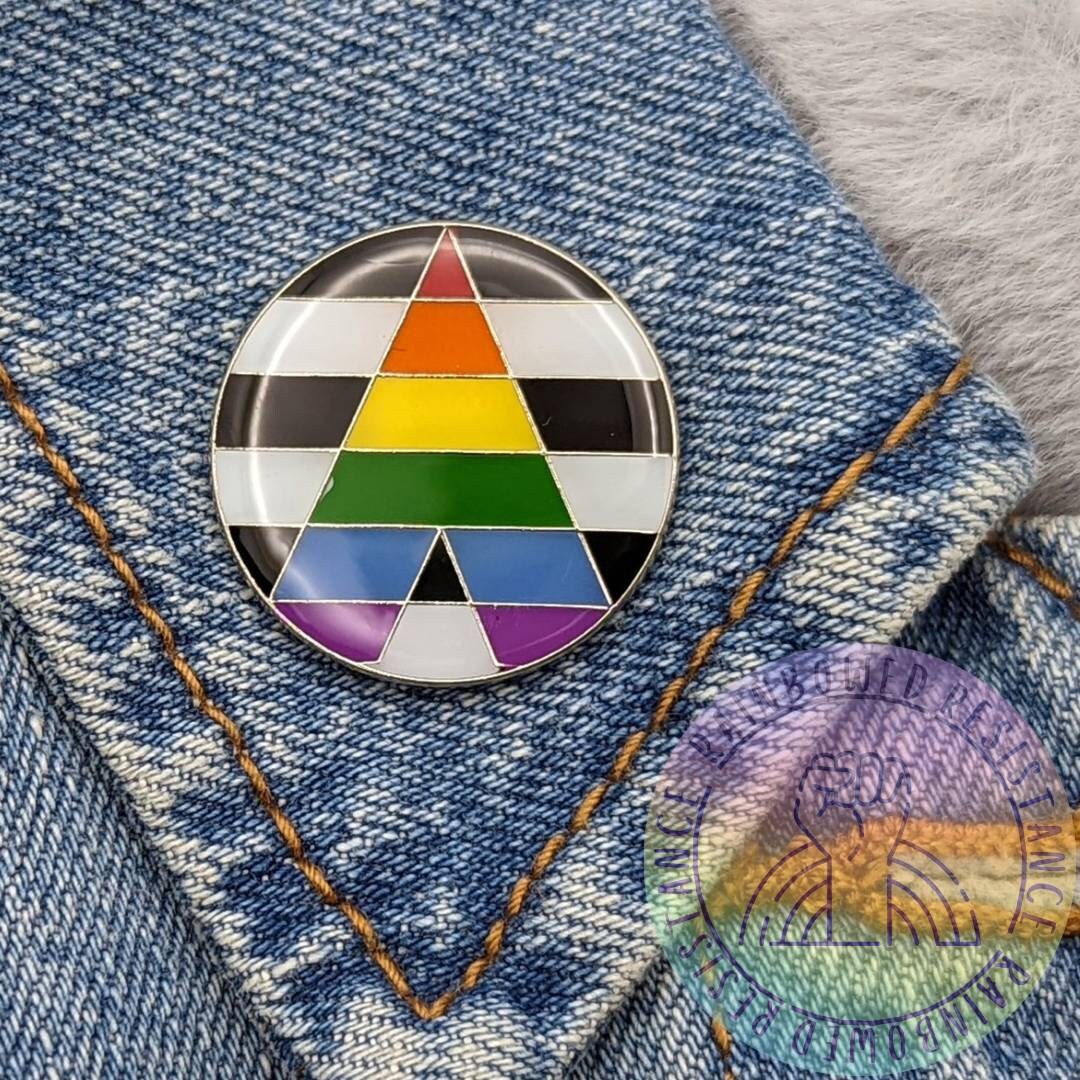 Straight ALLY Flag Enamel Pins - Etsy